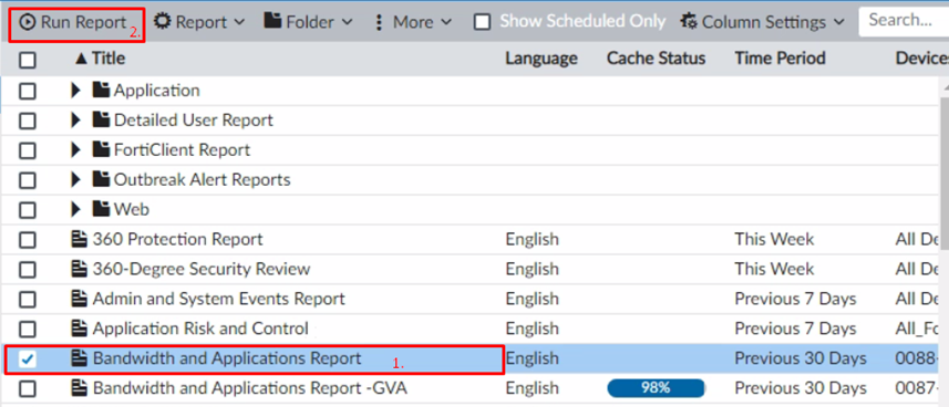Fortianalyzer Generate Audit Report Infrassist