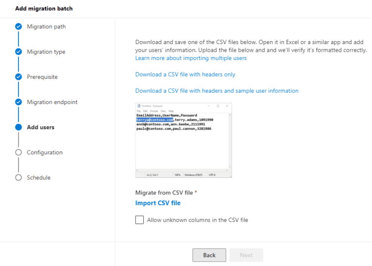 How to Create an IMAP Migration Endpoint in the Exchange Admin Center